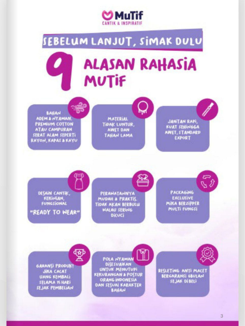 Produk Baju Mutif Premium | Shopee Indonesia