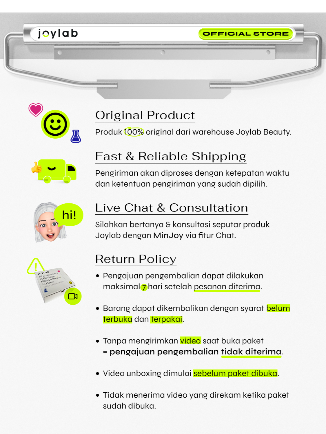 Toko Online JOYLAB Official Shop | Shopee Indonesia