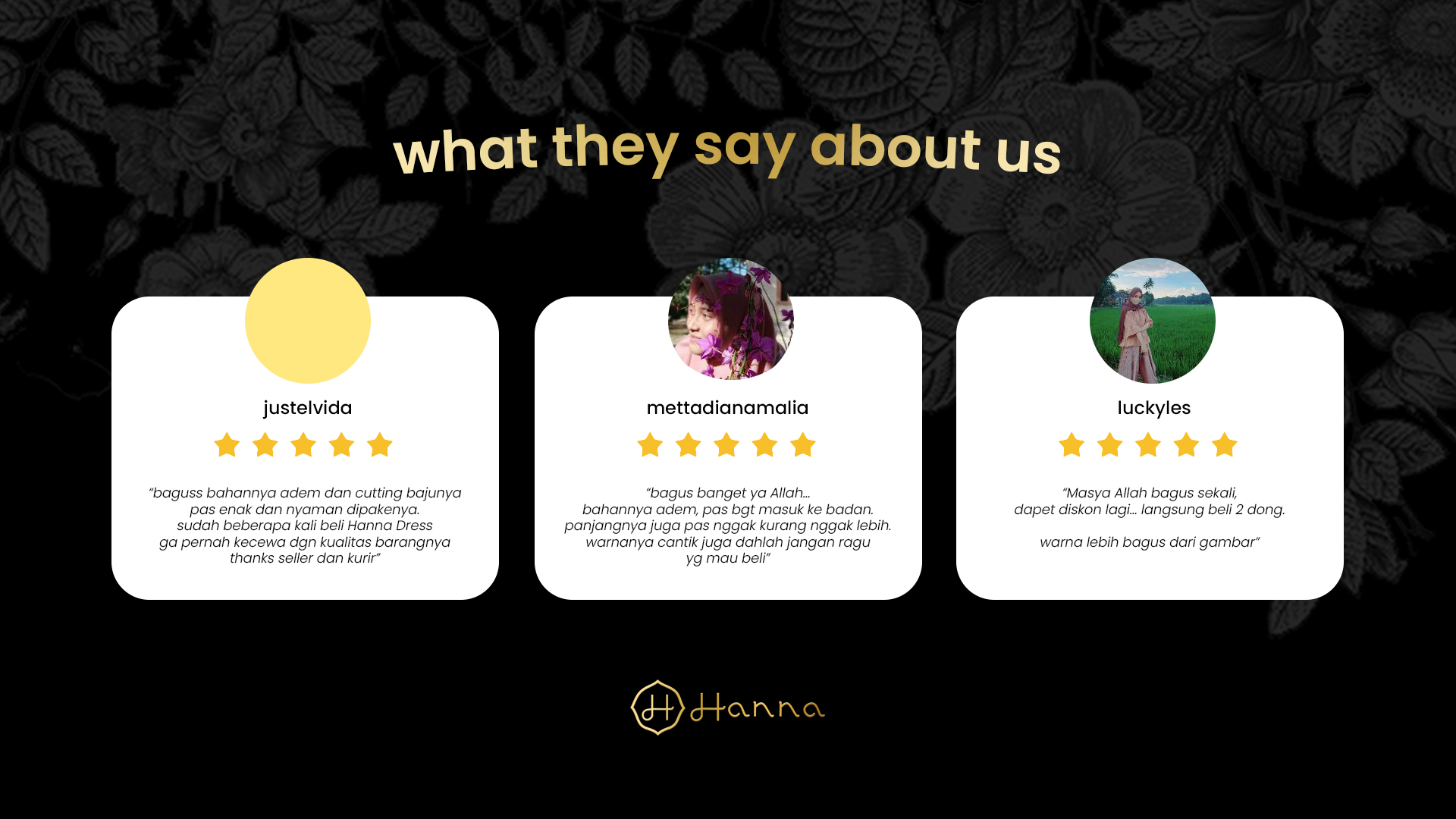 Toko Online Hanna Beautifully Official Store | Shopee Indonesia