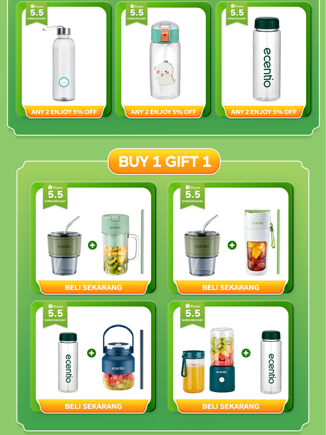 Produk ecentio electronic official | Shopee Indonesia