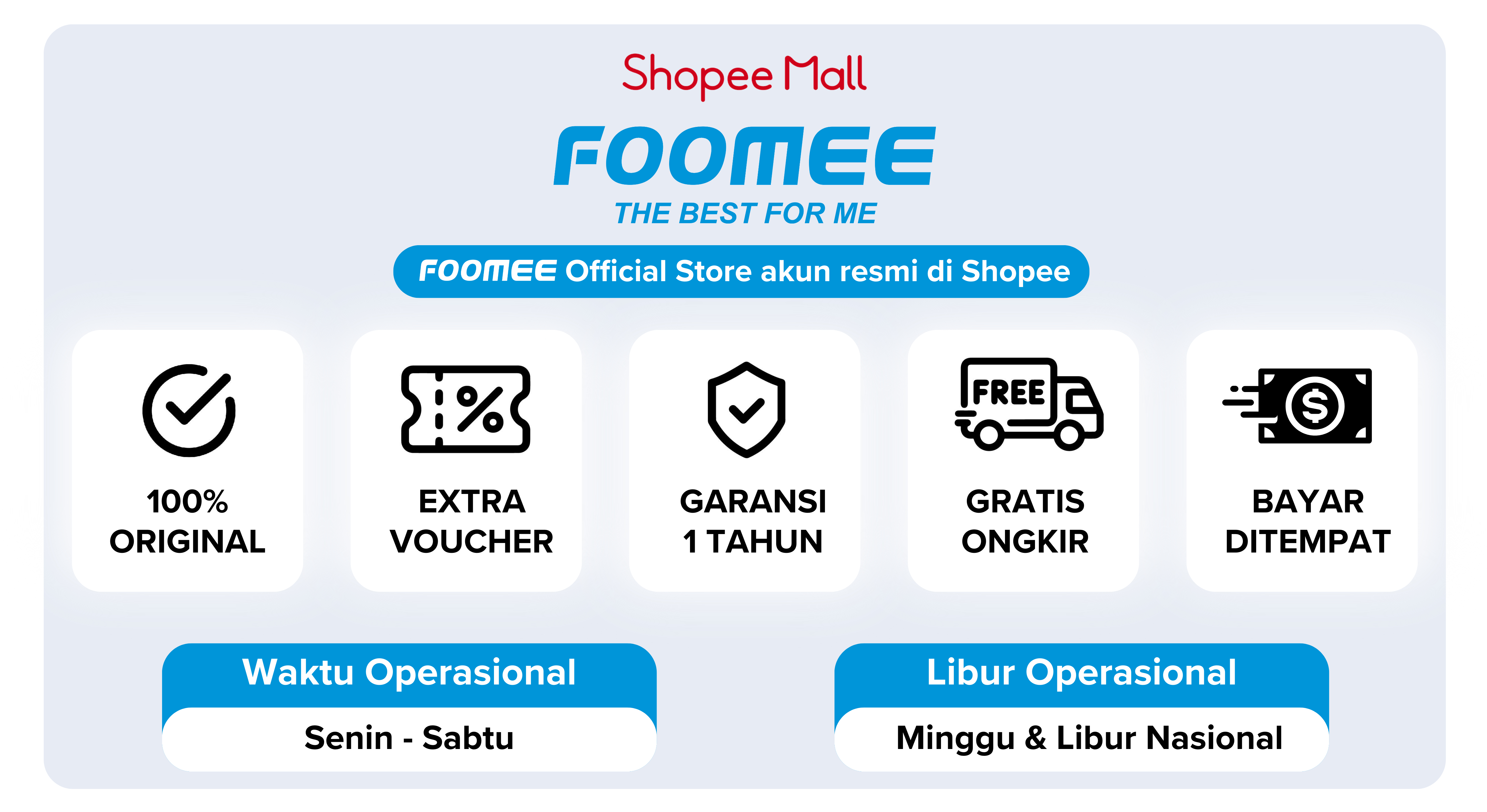 Toko Online Foomee Official Shop | Shopee Indonesia