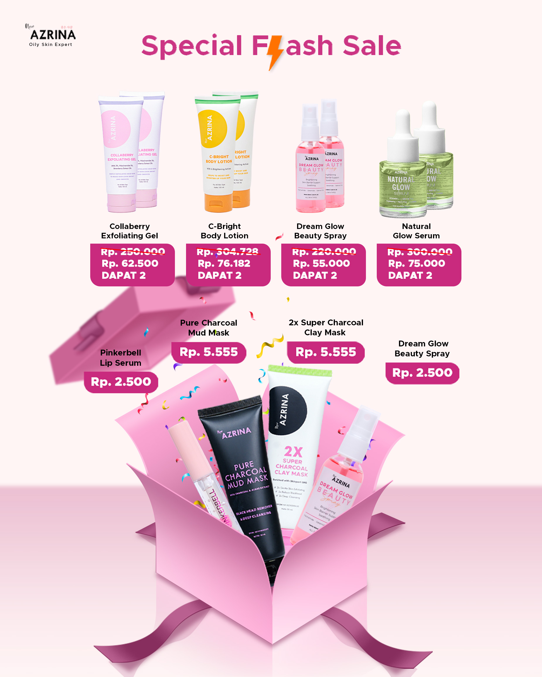 Toko Online Azrina Beauty Official Shop | Shopee Indonesia