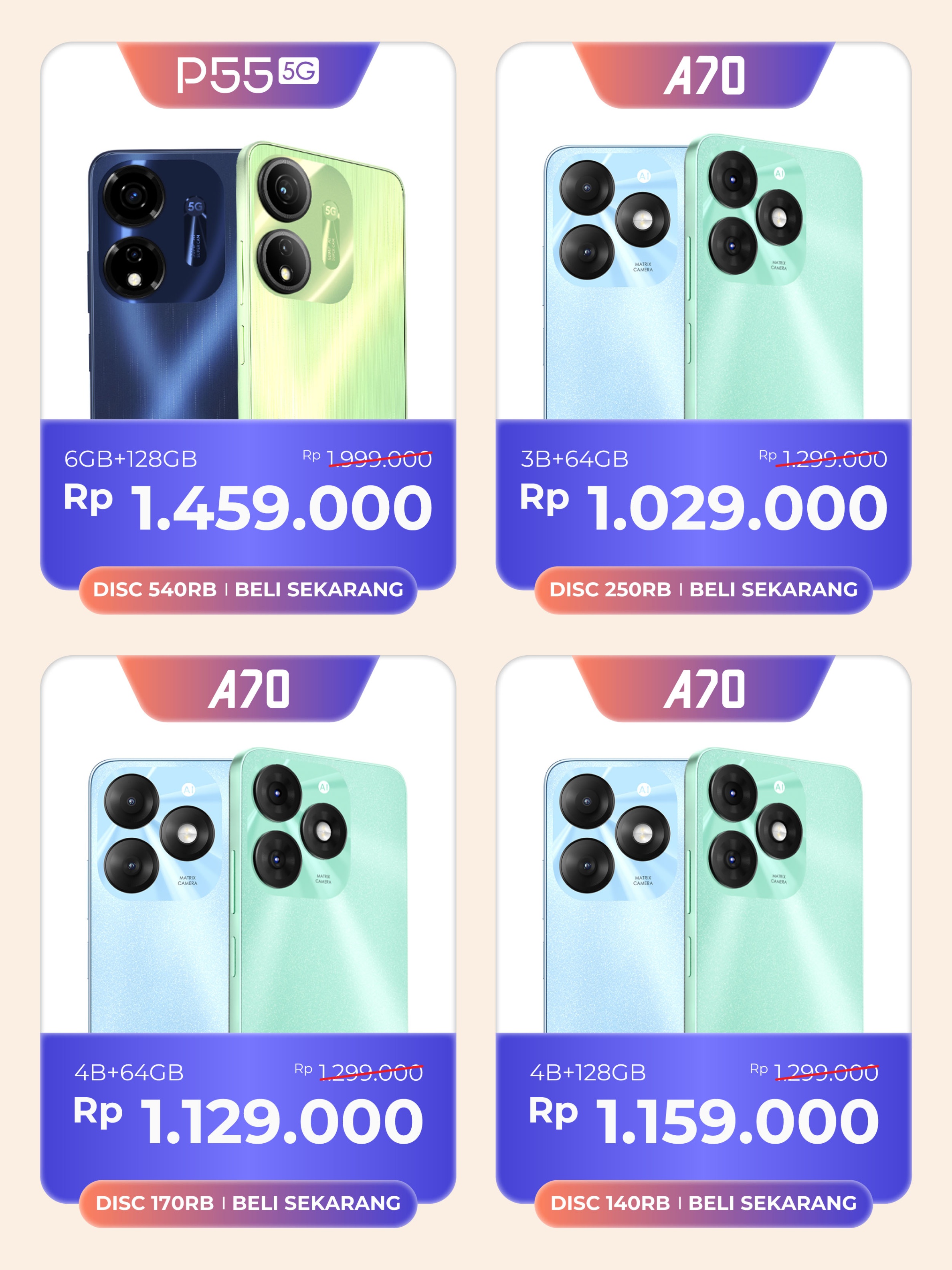 Toko Online Itel Official Shop | Shopee Indonesia