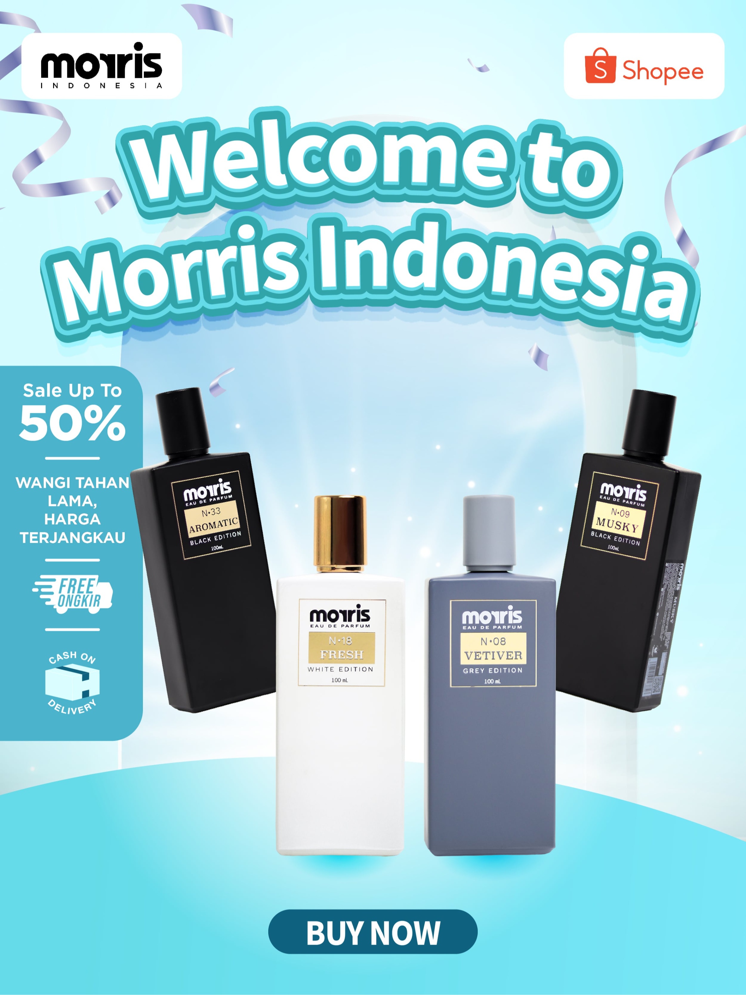 Toko Online Morris Parfume Official Shop | Shopee Indonesia