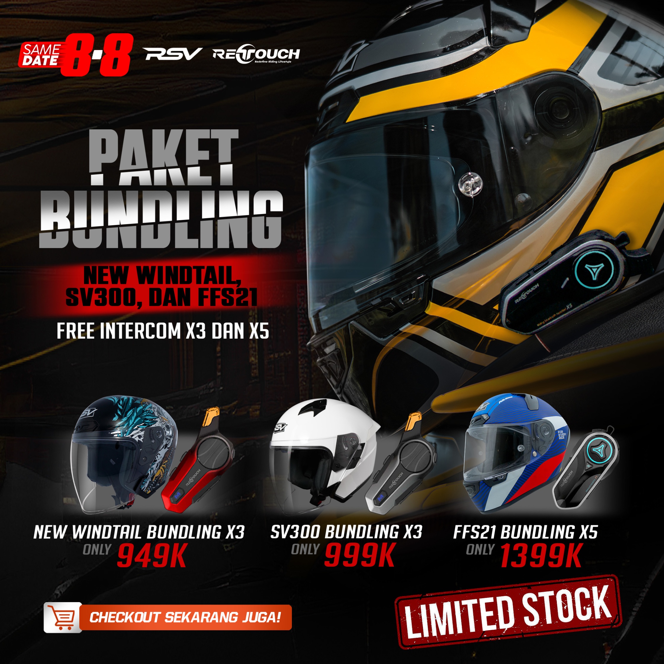 Toko Online RSV Helmet Official Shop | Shopee Indonesia