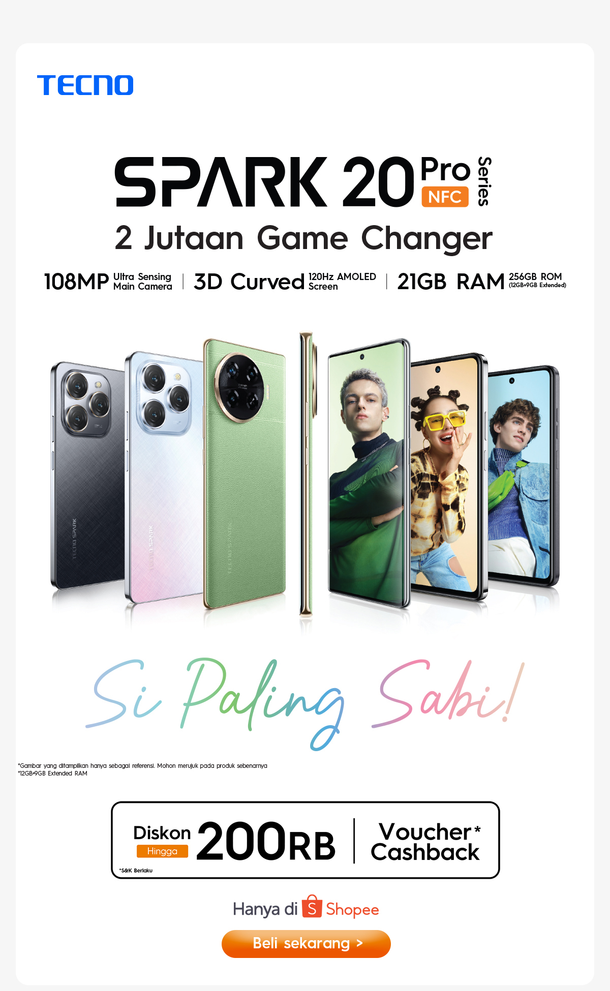 Toko Online TECNO Official Store | Shopee Indonesia