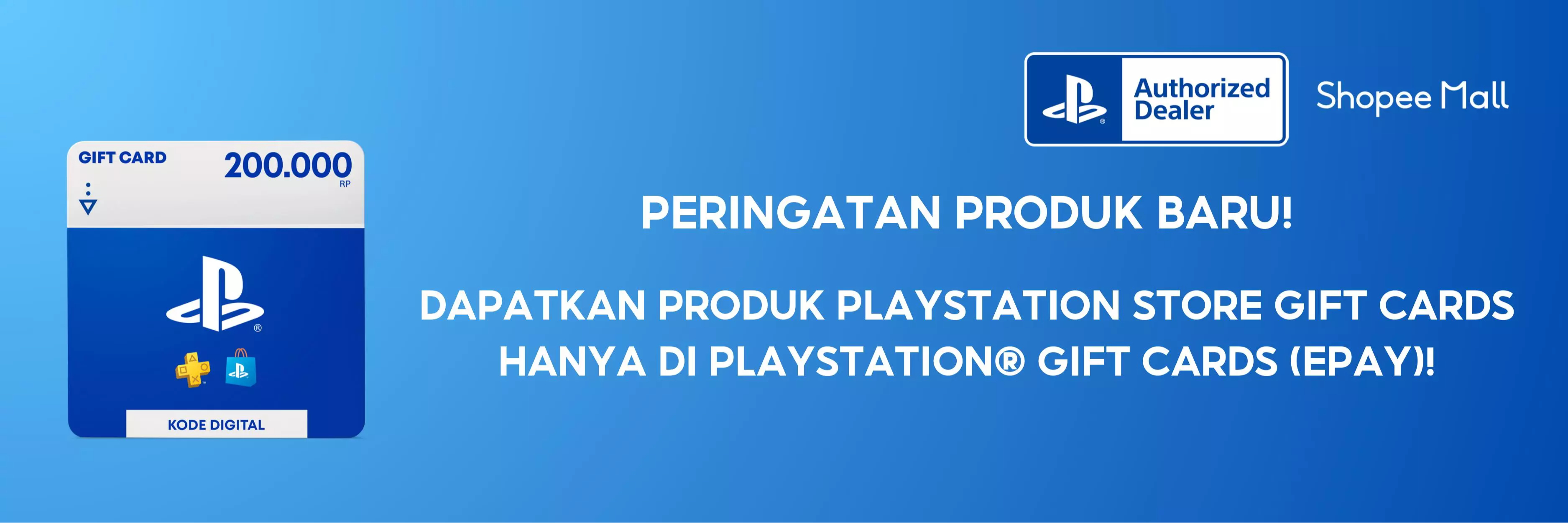 Toko Online PlayStation® Gift Cards (epay) | Shopee Indonesia