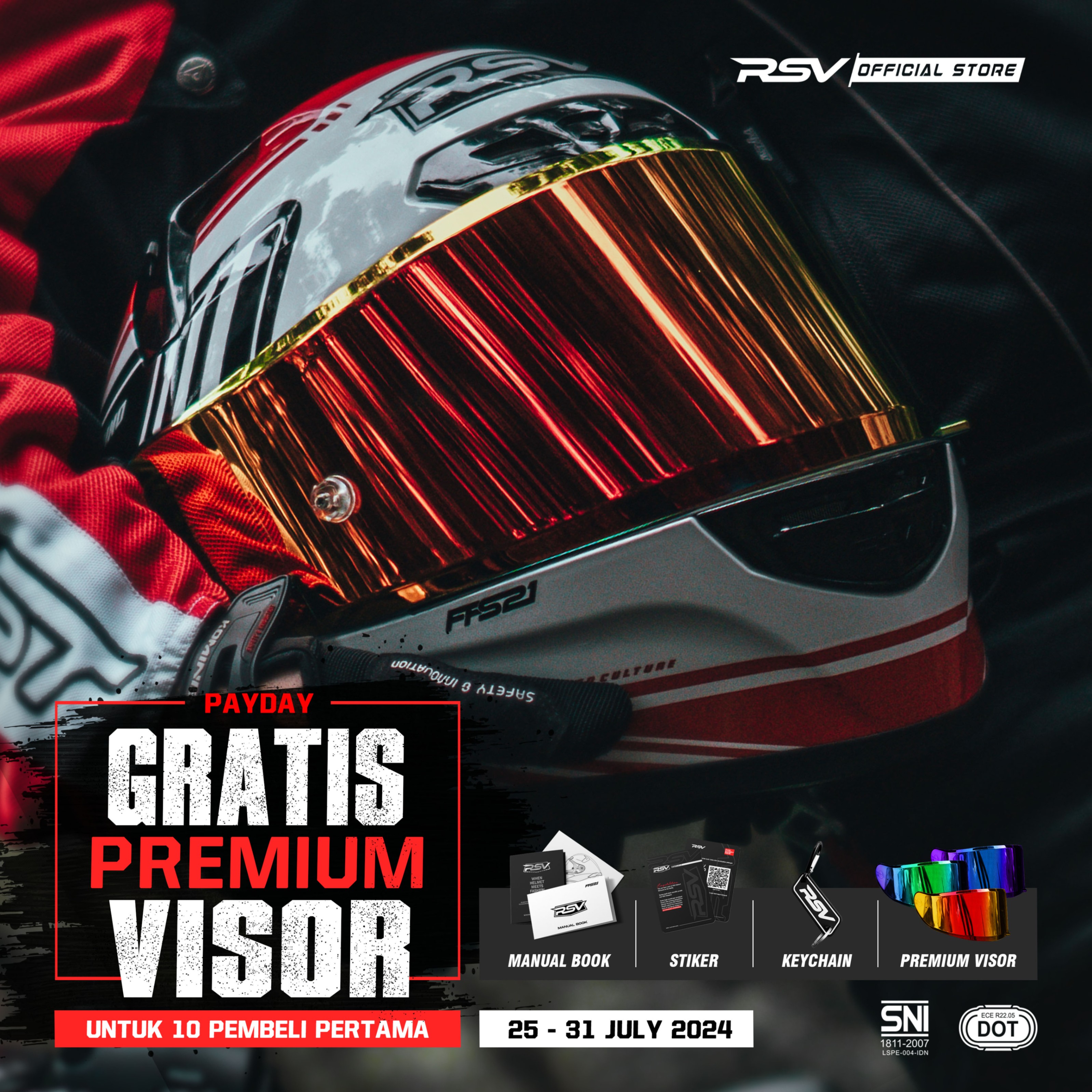 Toko Online RSV Helmet Official Shop | Shopee Indonesia