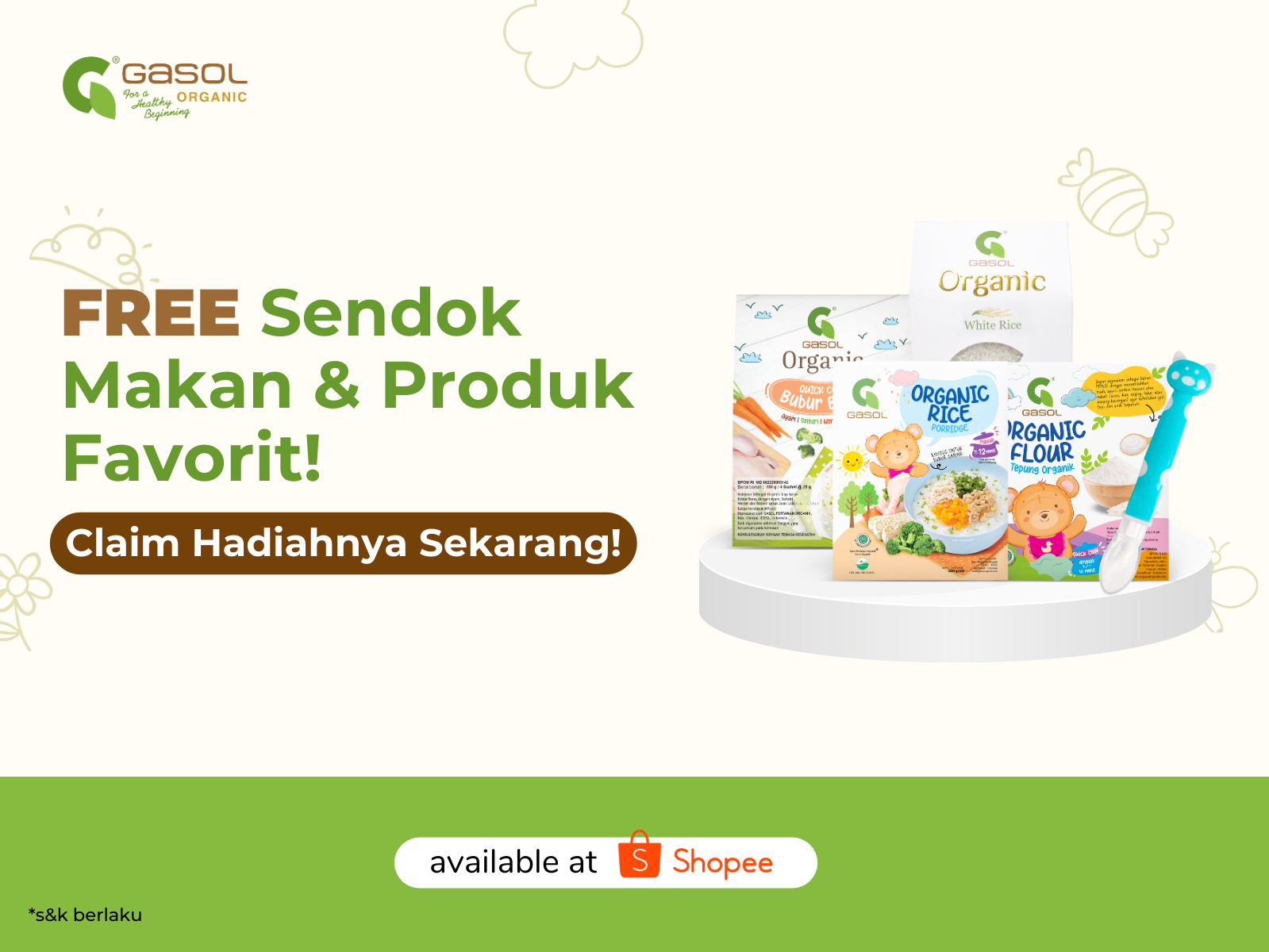 Toko Online Gasol Organik Indonesia Official Shop | Shopee Indonesia