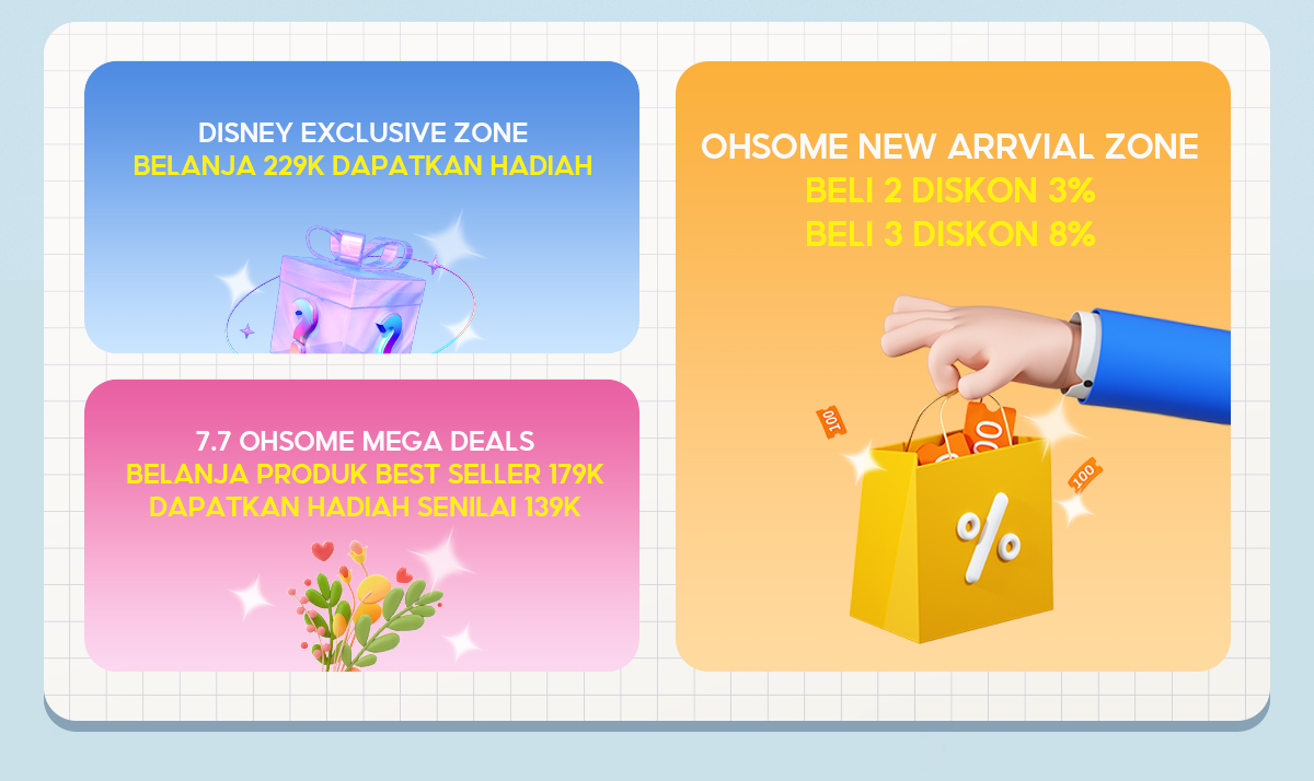Toko Online OHSOME Indonesia Official Store | Shopee Indonesia