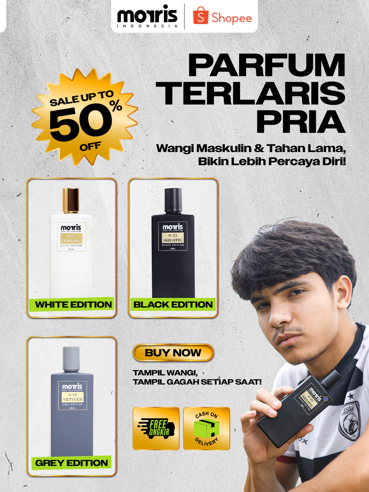 Toko Online Morris Parfume Official Shop | Shopee Indonesia