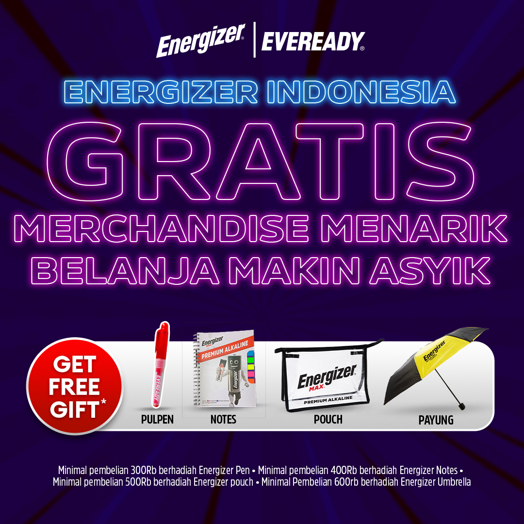 Toko Online Energizer Official Shop | Shopee Indonesia