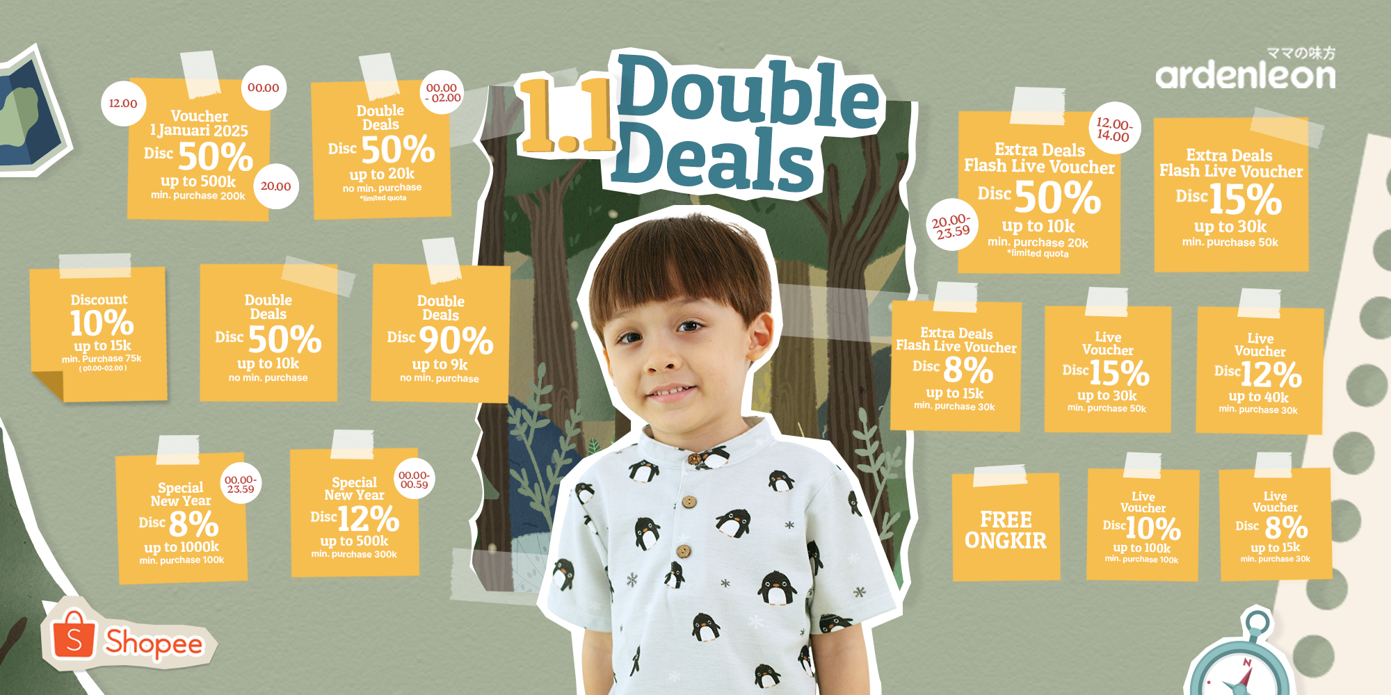 Toko Online ARDENLEON Official Shop | Shopee Indonesia