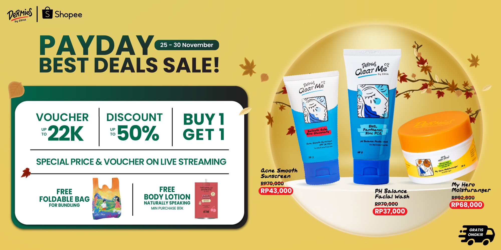 Toko Online Dermies Official Store | Shopee Indonesia