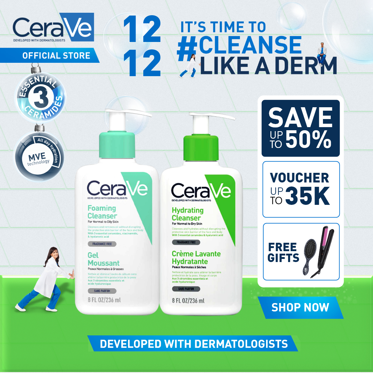 Toko Online CeraVe Official Store | Shopee Indonesia
