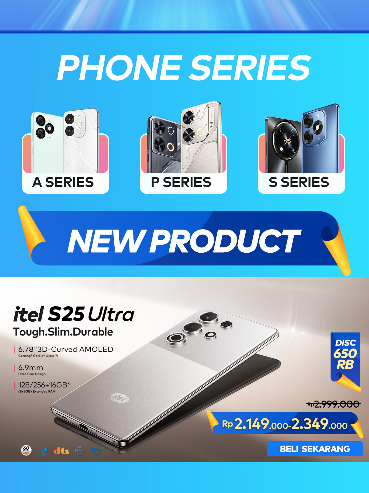 Toko Online Itel Official Shop | Shopee Indonesia