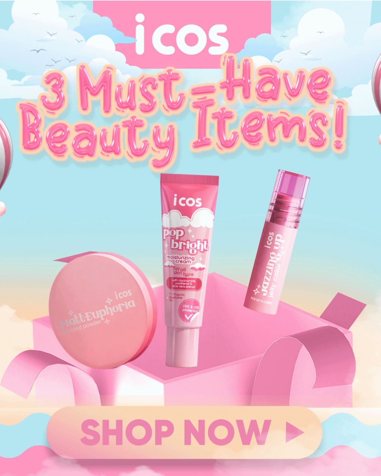 Toko Online Icos Cosmetics Official Store | Shopee Indonesia