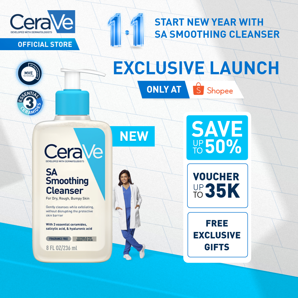 Toko Online CeraVe Official Store | Shopee Indonesia