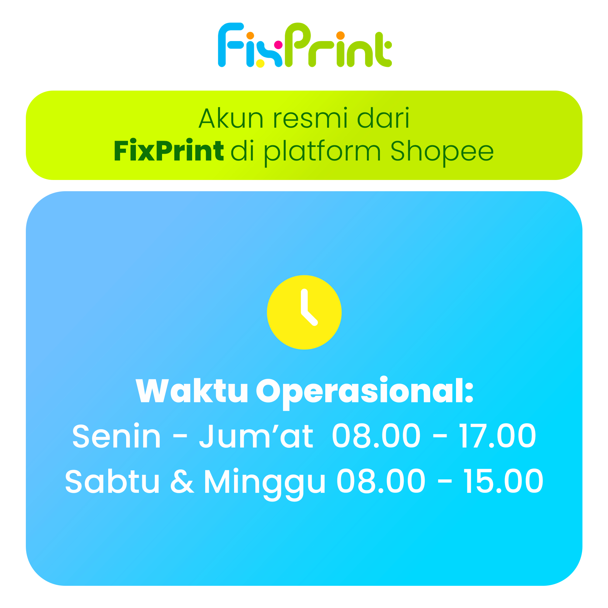 Toko Online FIXPRINT Official Store | Shopee Indonesia