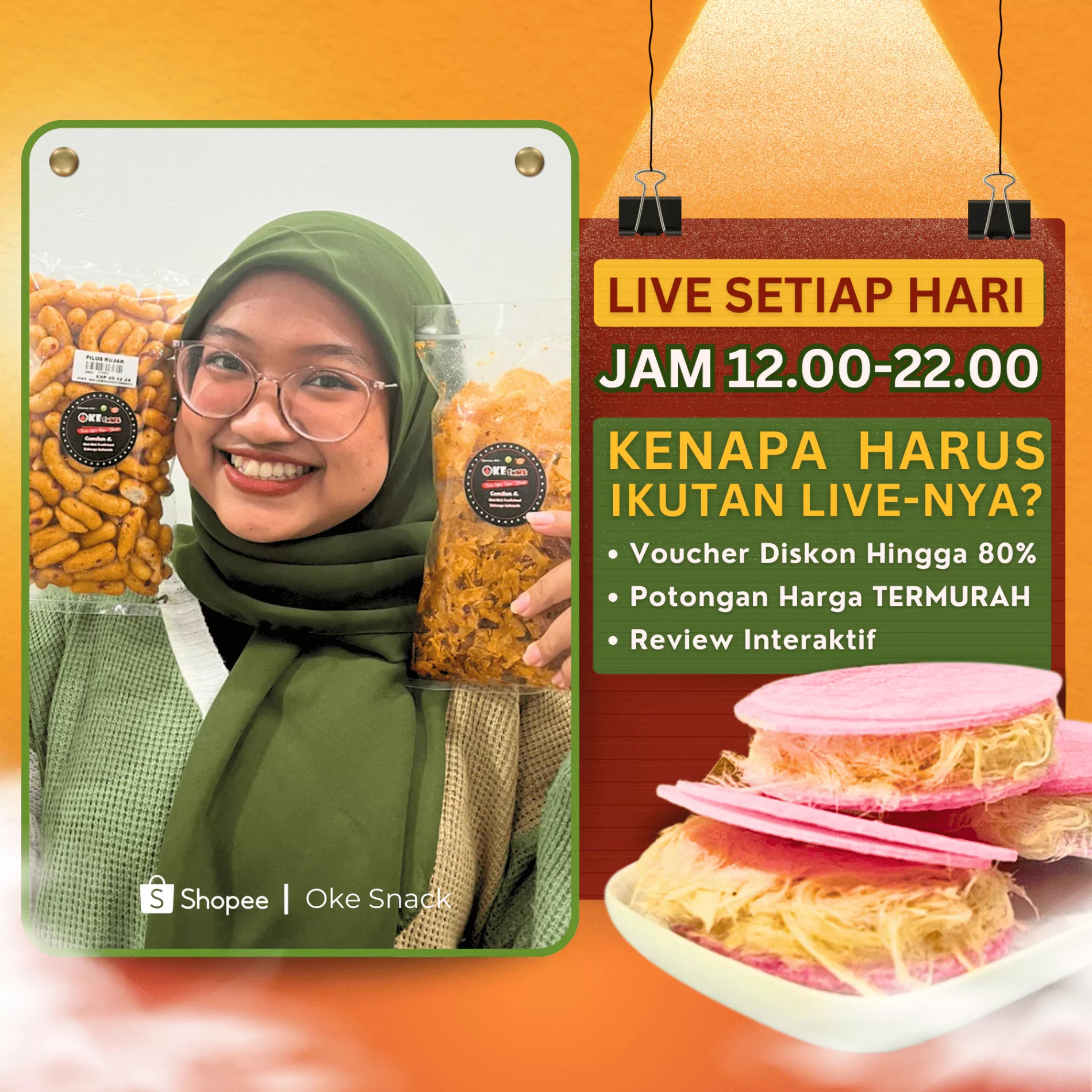 Produk Oke Snack | Shopee Indonesia