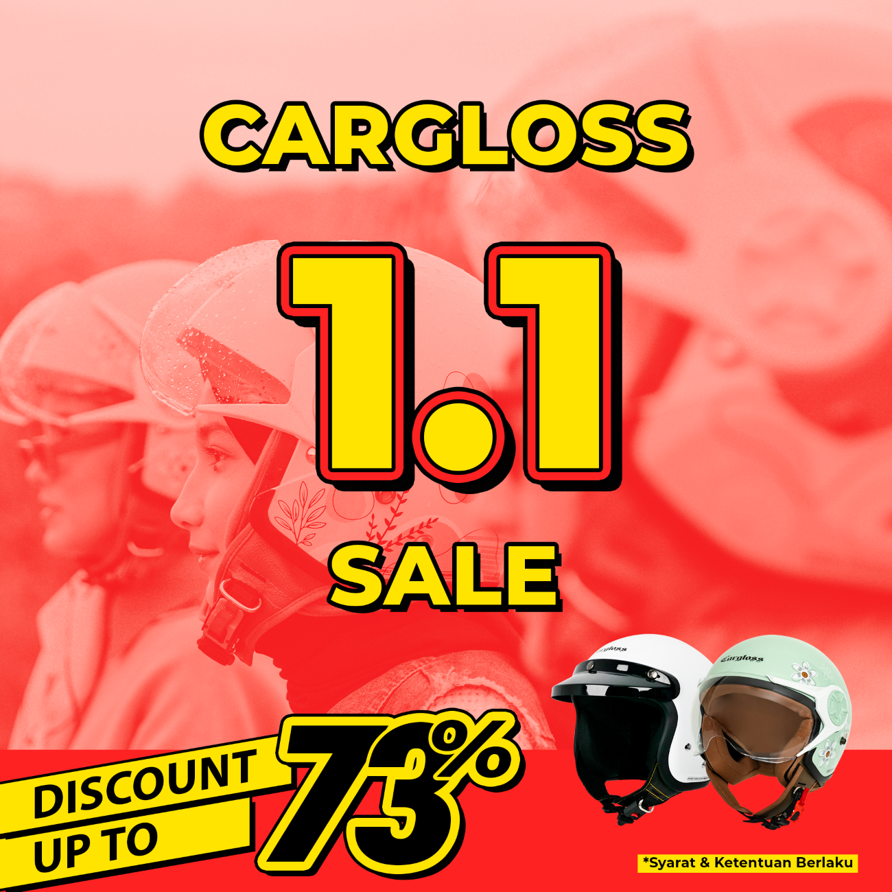 Toko Online Cargloss Helmet Official Shop | Shopee Indonesia