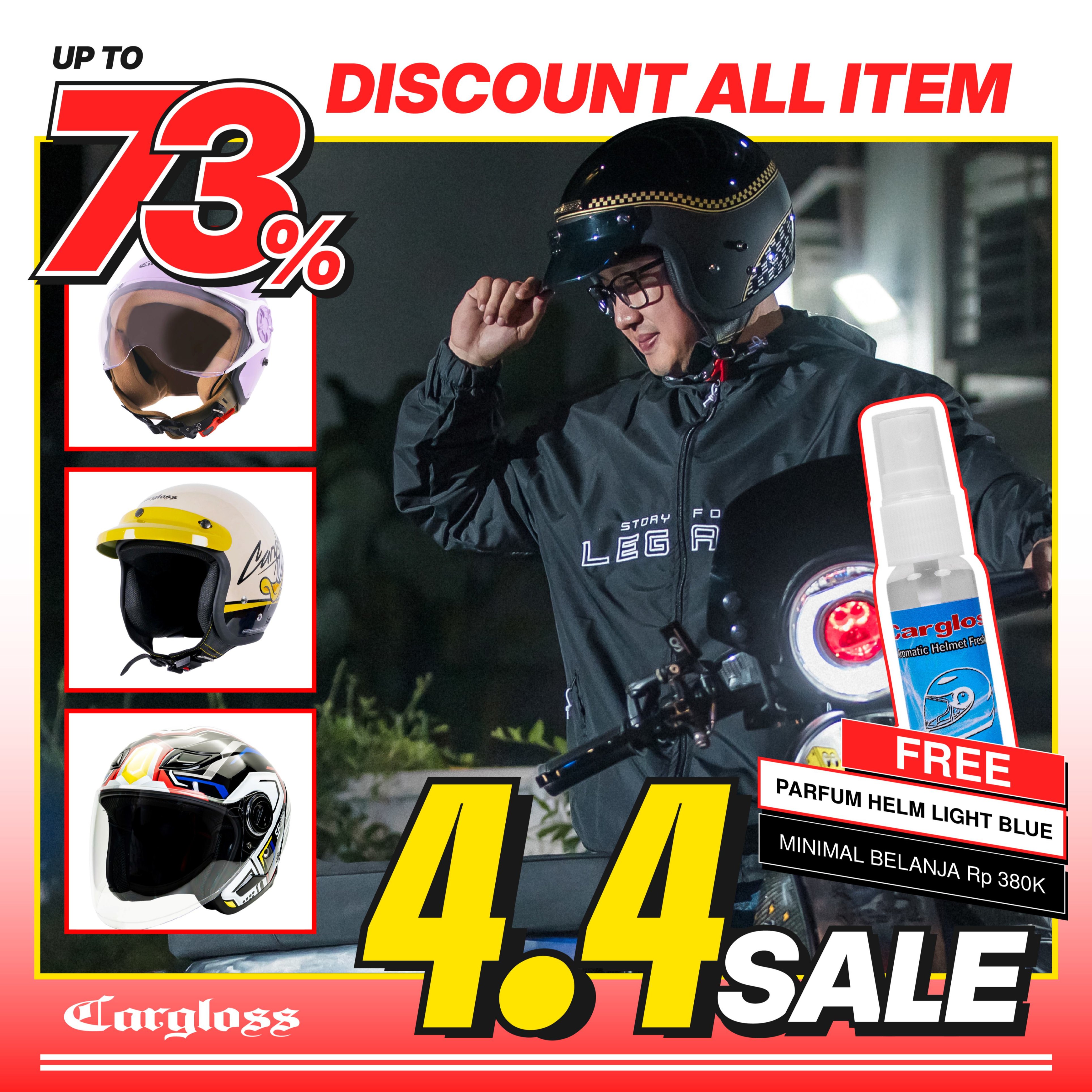 Toko Online Cargloss Helmet Official Shop | Shopee Indonesia