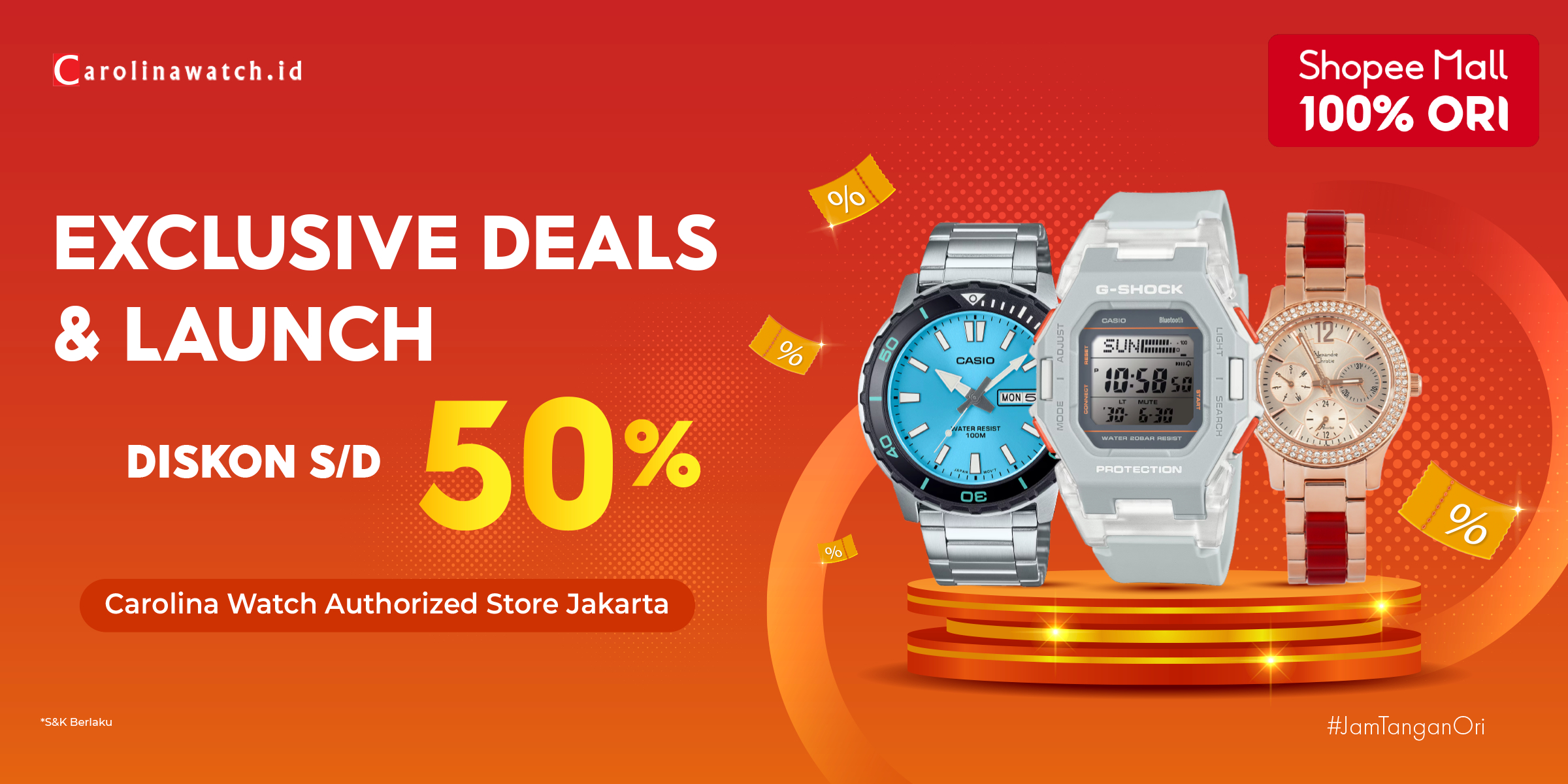Toko Online Carolina Watch Official Shop | Shopee Indonesia