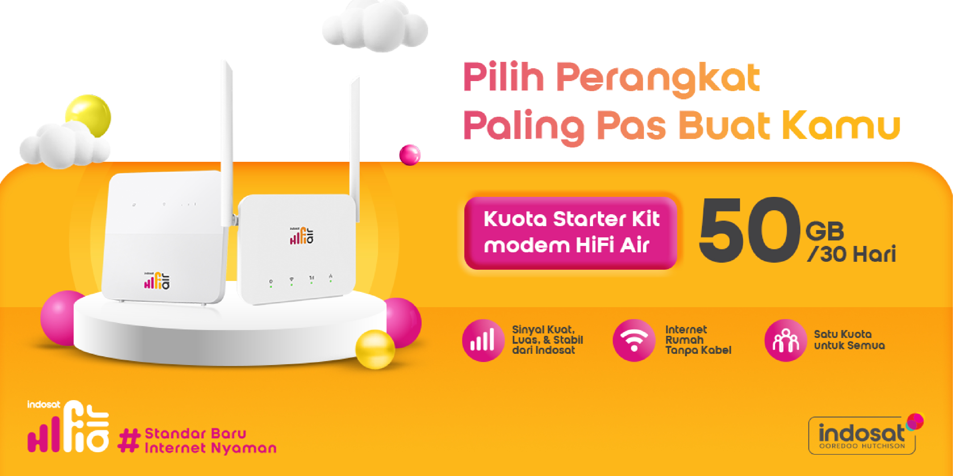 Toko Online Indosat HiFi Air Official Store | Shopee Indonesia