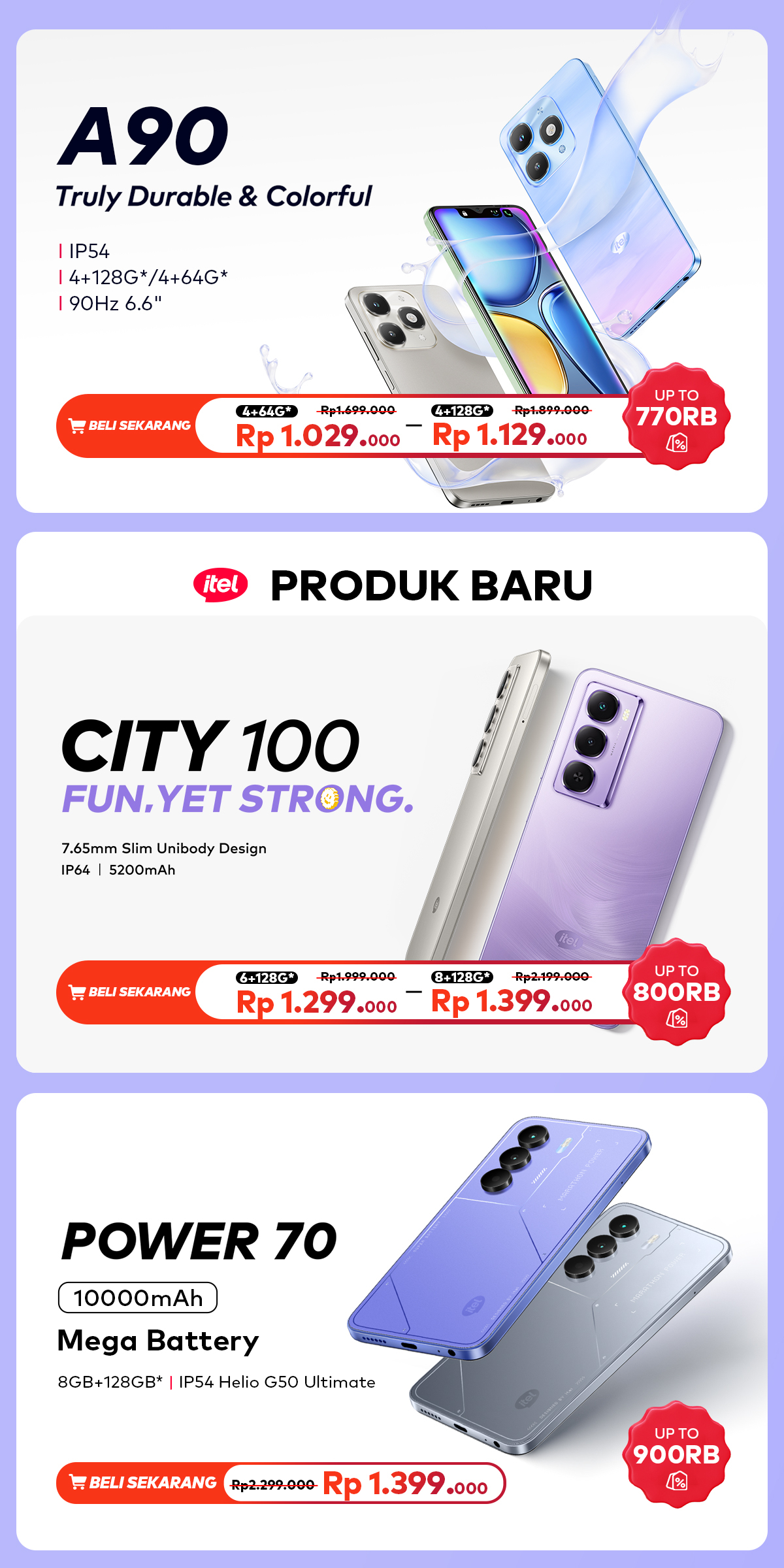 Toko Online Itel Official Shop | Shopee Indonesia