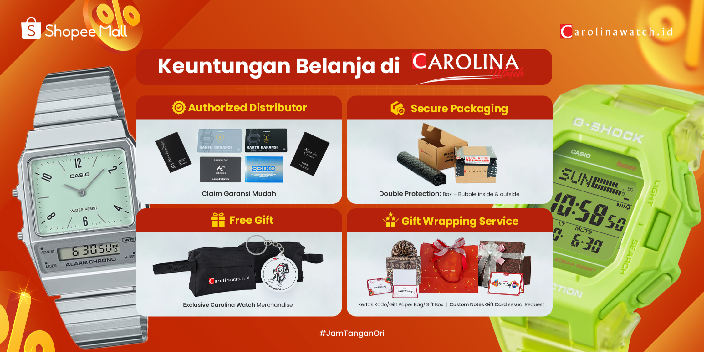 Toko Online Carolina Watch Official Shop | Shopee Indonesia