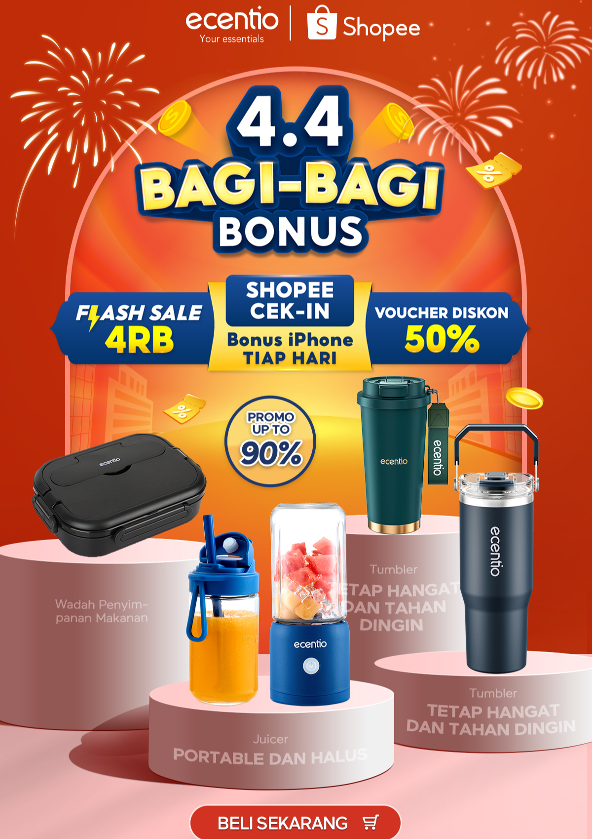 Toko Online ecentio Official Shop | Shopee Indonesia