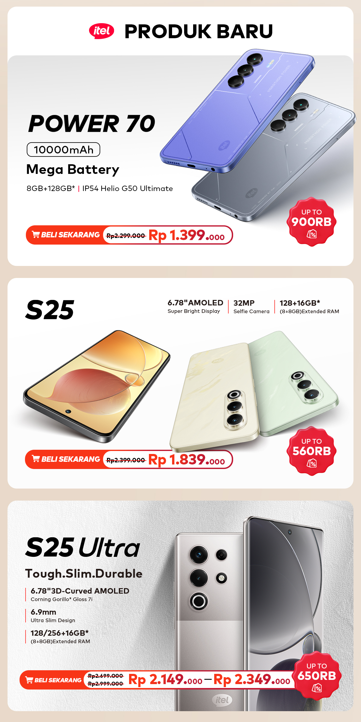 Toko Online Itel Official Shop | Shopee Indonesia