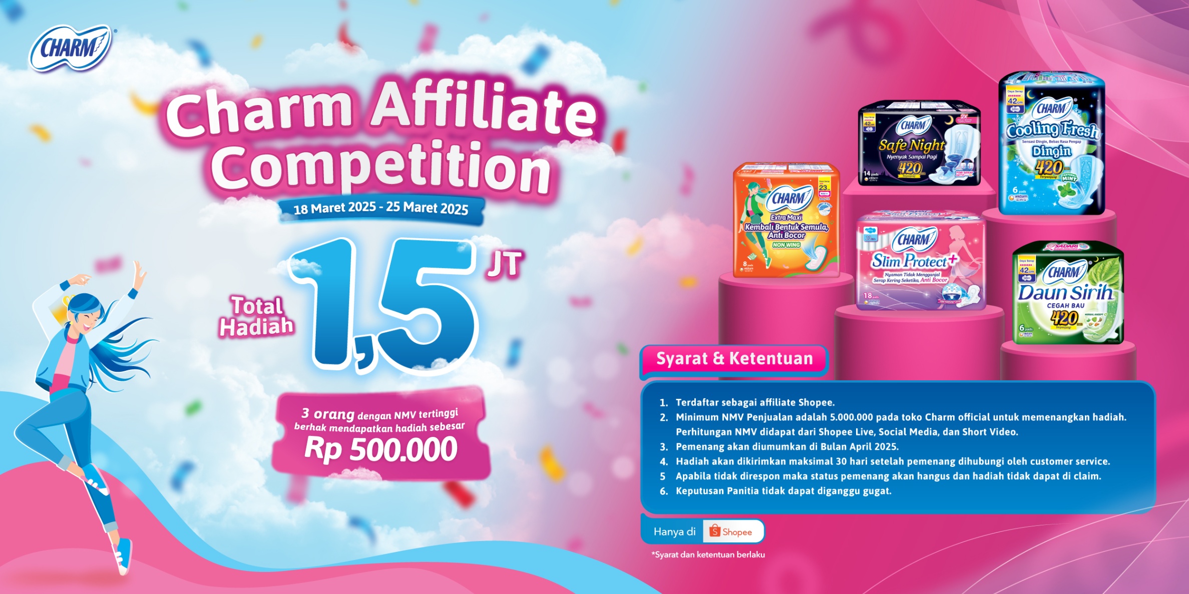 Toko Online Charm Official Store | Shopee Indonesia