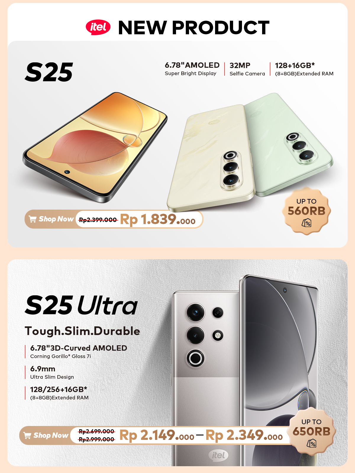 Toko Online Itel Official Shop | Shopee Indonesia