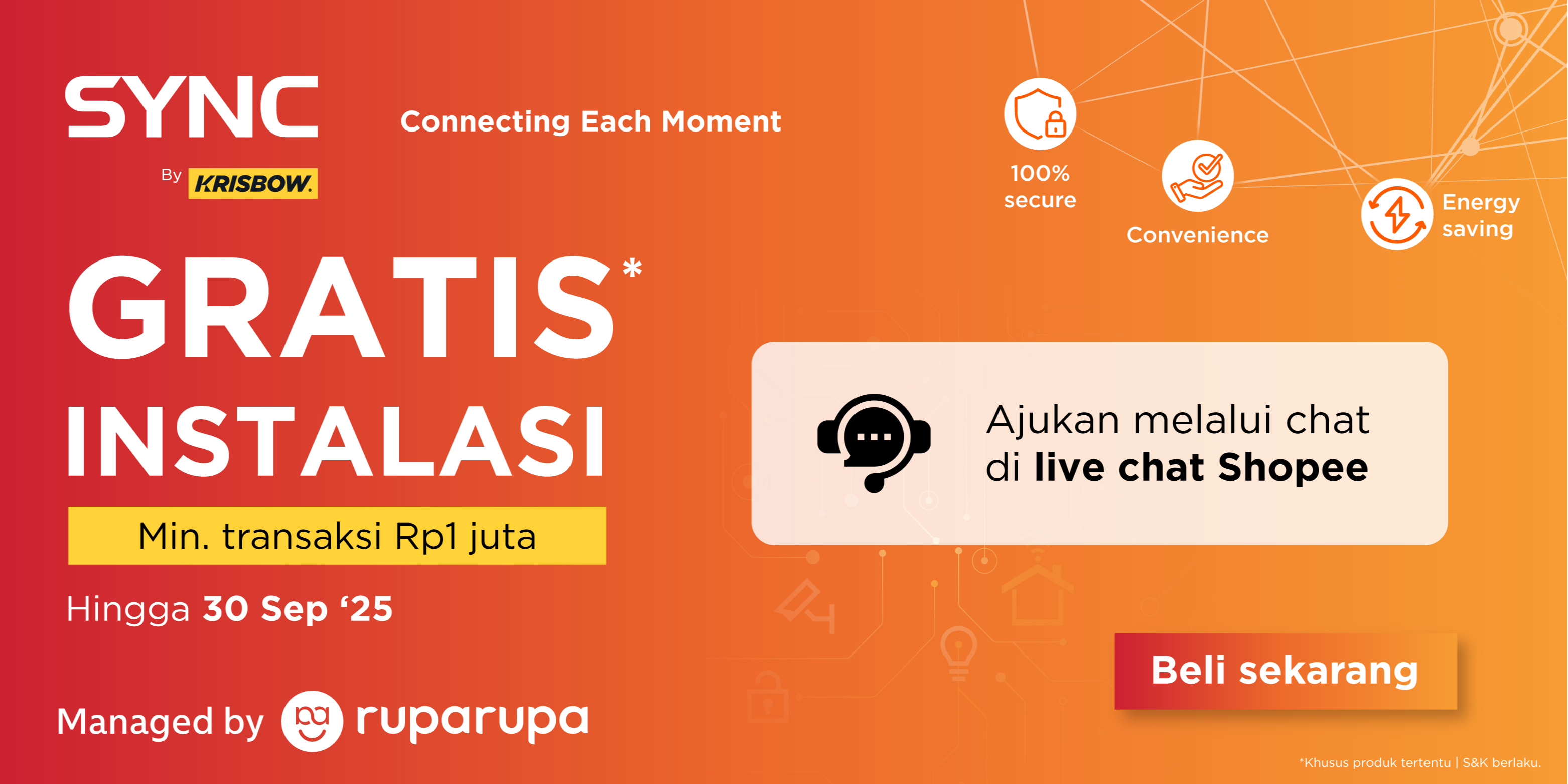 Toko Online Krisbow Sync Official Store | Shopee Indonesia