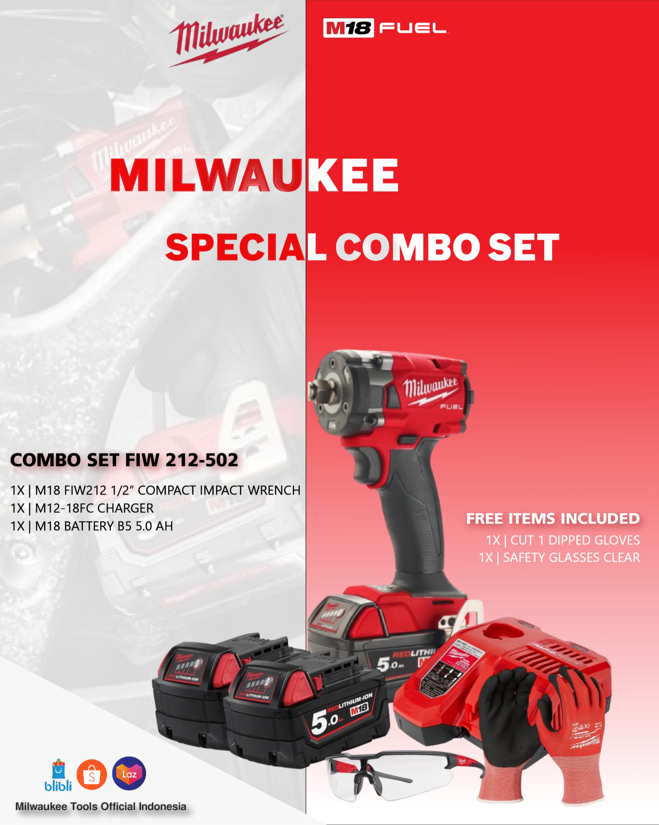 Toko Online Milwaukee Tool Indonesia Official Store | Shopee Indonesia