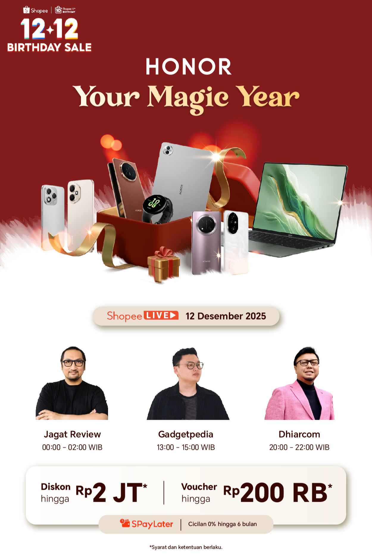 Toko Online HONOR Official Store | Shopee Indonesia