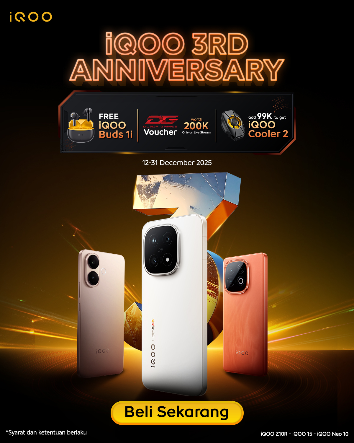 Toko Online iQOO Official Store | Shopee Indonesia