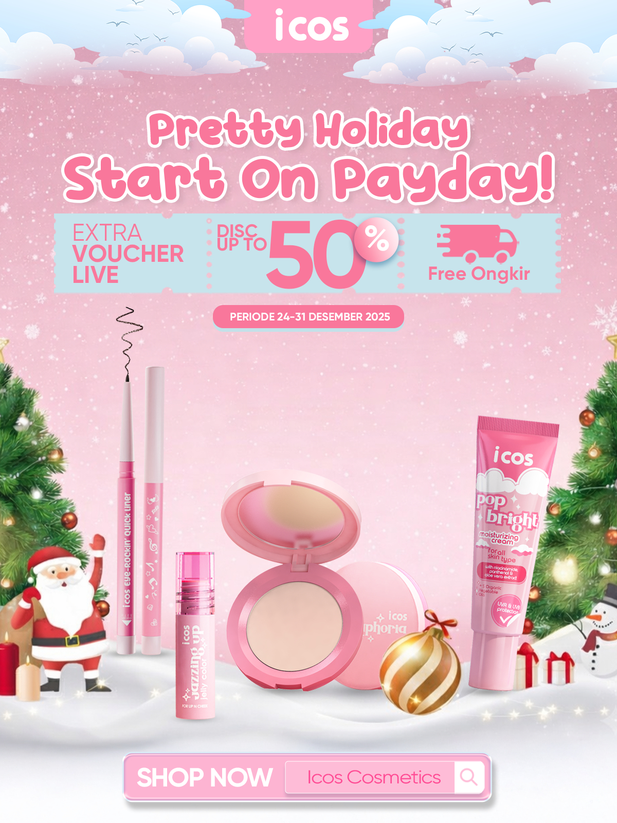 Toko Online Icos Cosmetics Official Store | Shopee Indonesia