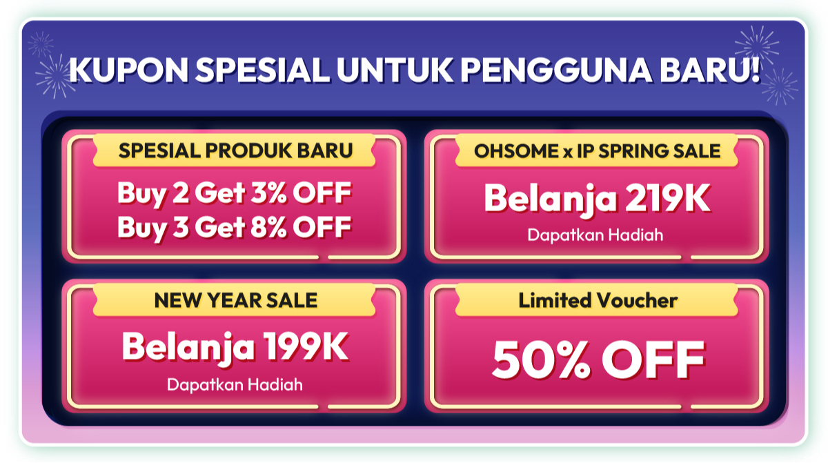 Toko Online OHSOME Indonesia Official Store | Shopee Indonesia