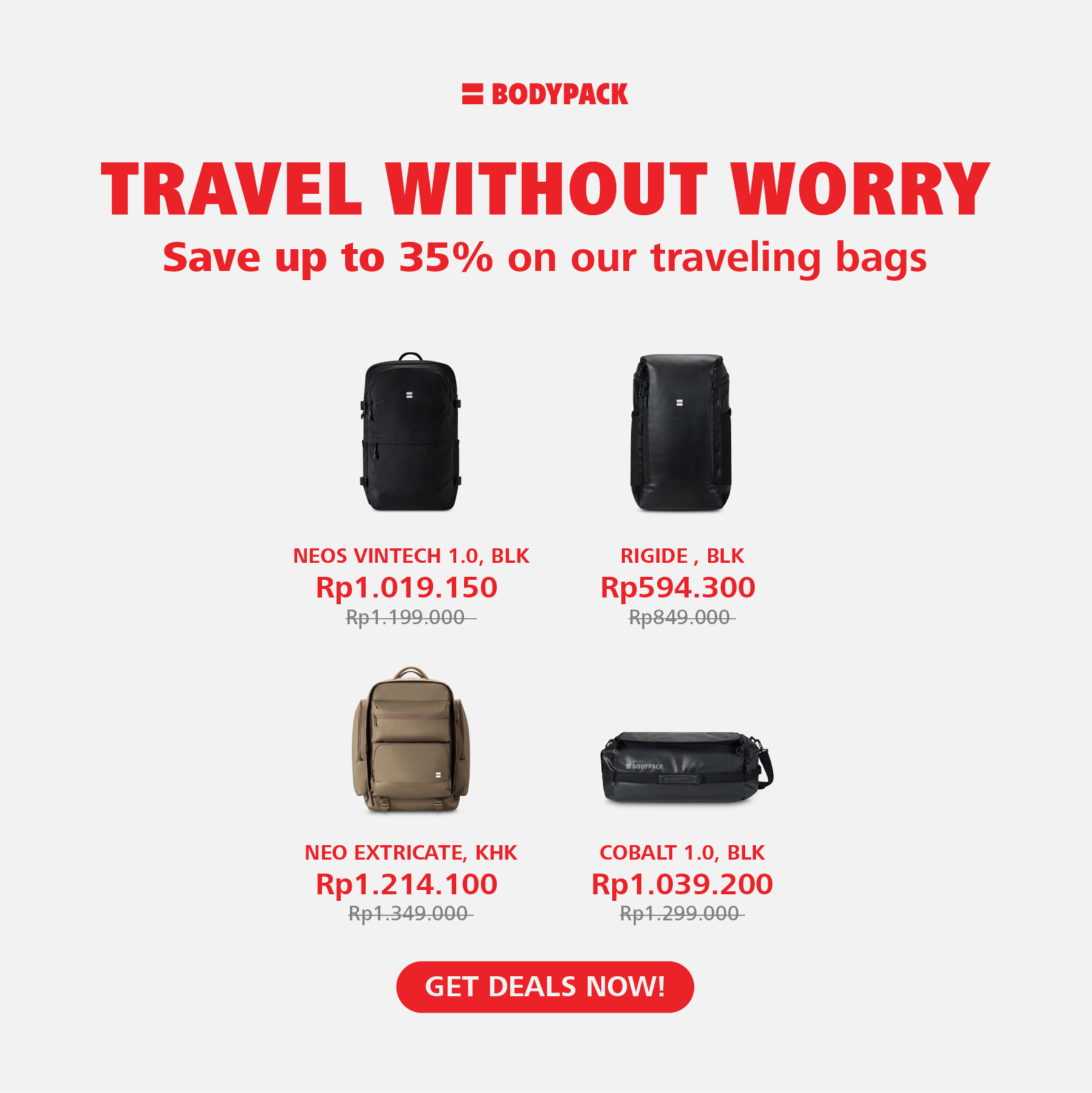 Produk Bodypack Official Store | Shopee Indonesia