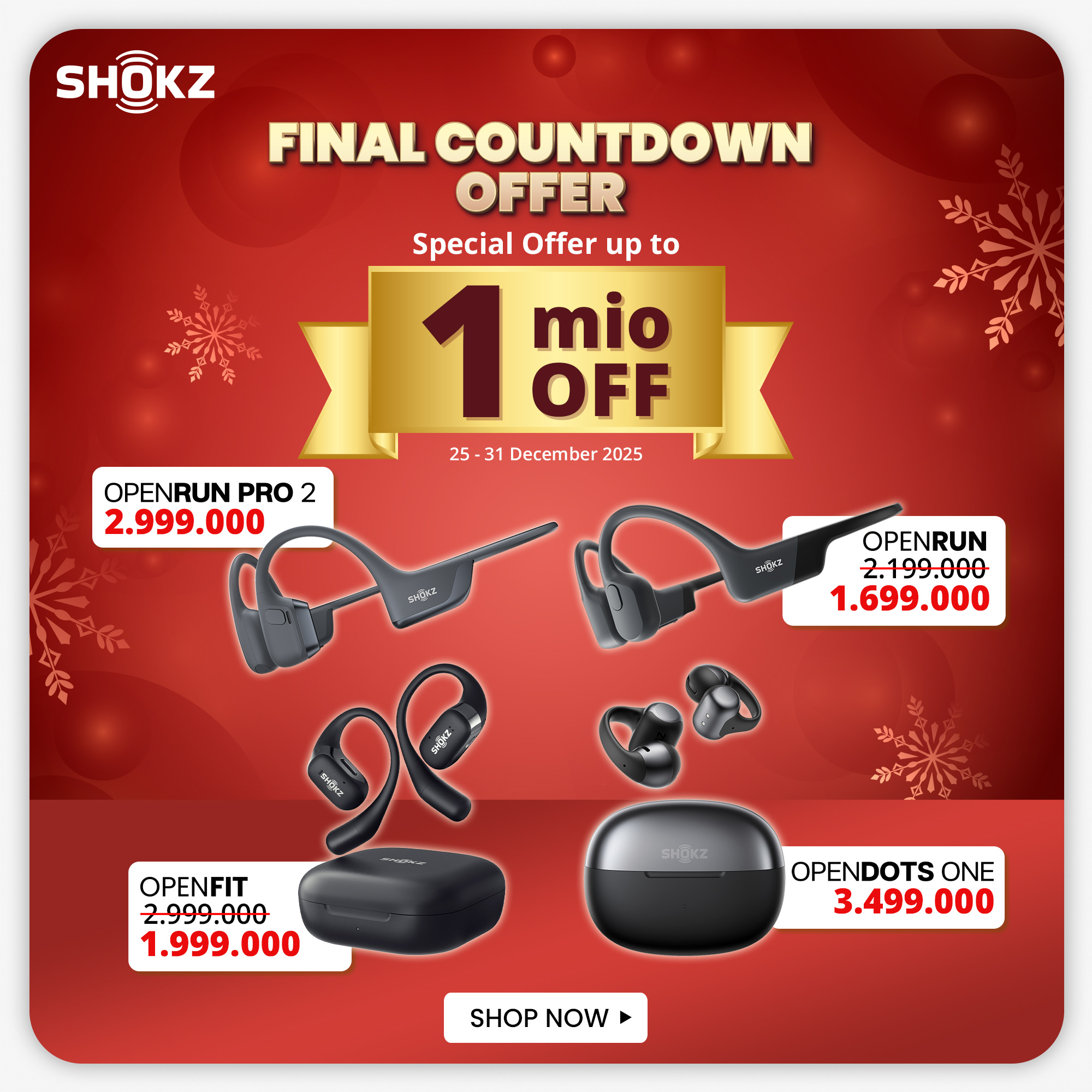 Toko Online Shokz Official Store | Shopee Indonesia