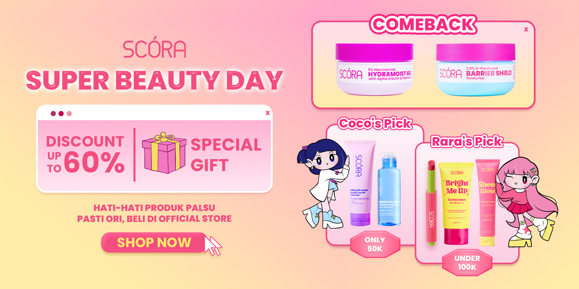 Toko Online Scora Official Store | Shopee Indonesia
