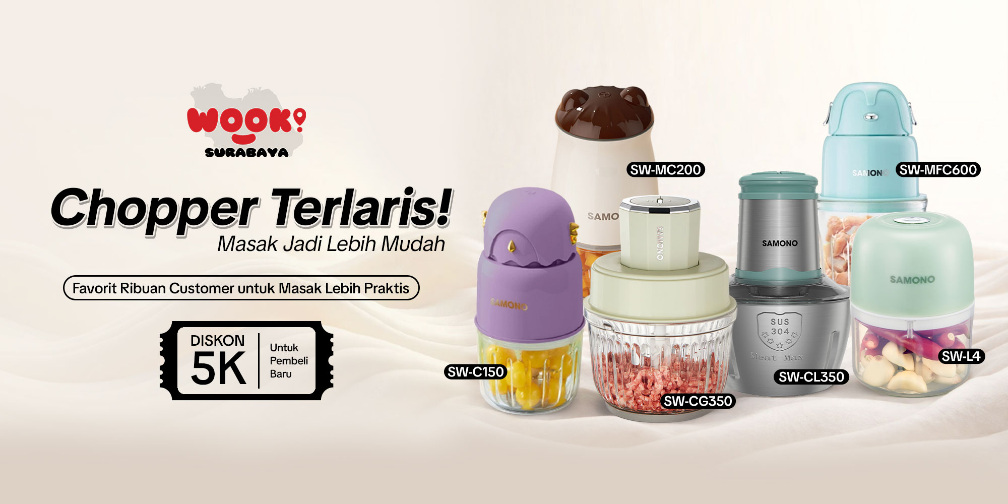 Toko Online Wook Surabaya Store | Shopee Indonesia