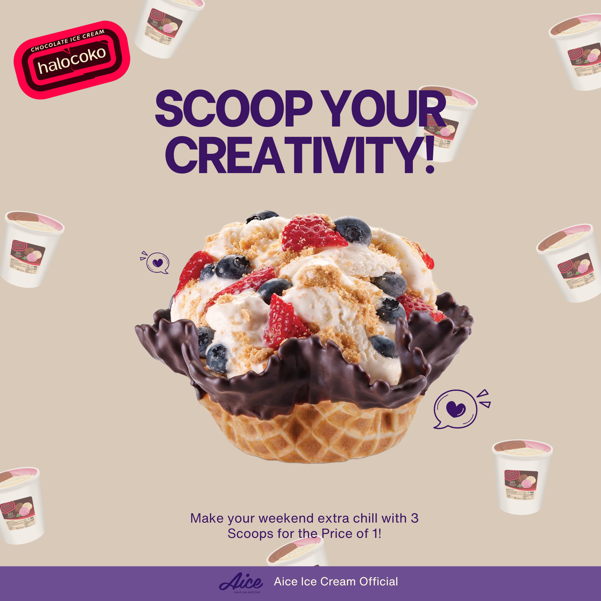Toko Online AICE Ice Cream Official Shop | Shopee Indonesia