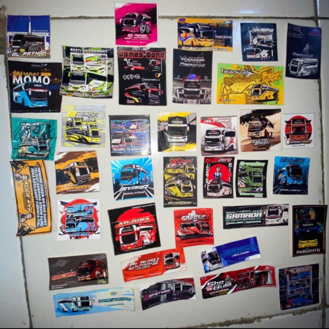Produk Raja stiker bus mania | Shopee Indonesia