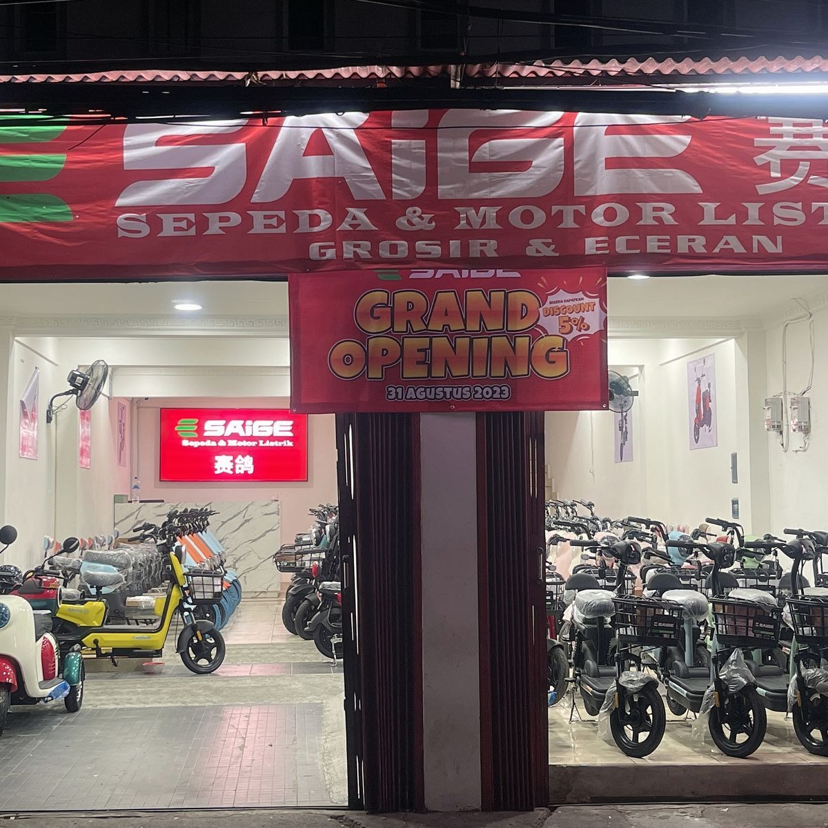 Produk SAIGE MOTOR LISTRIK INDONESIA | Shopee Indonesia