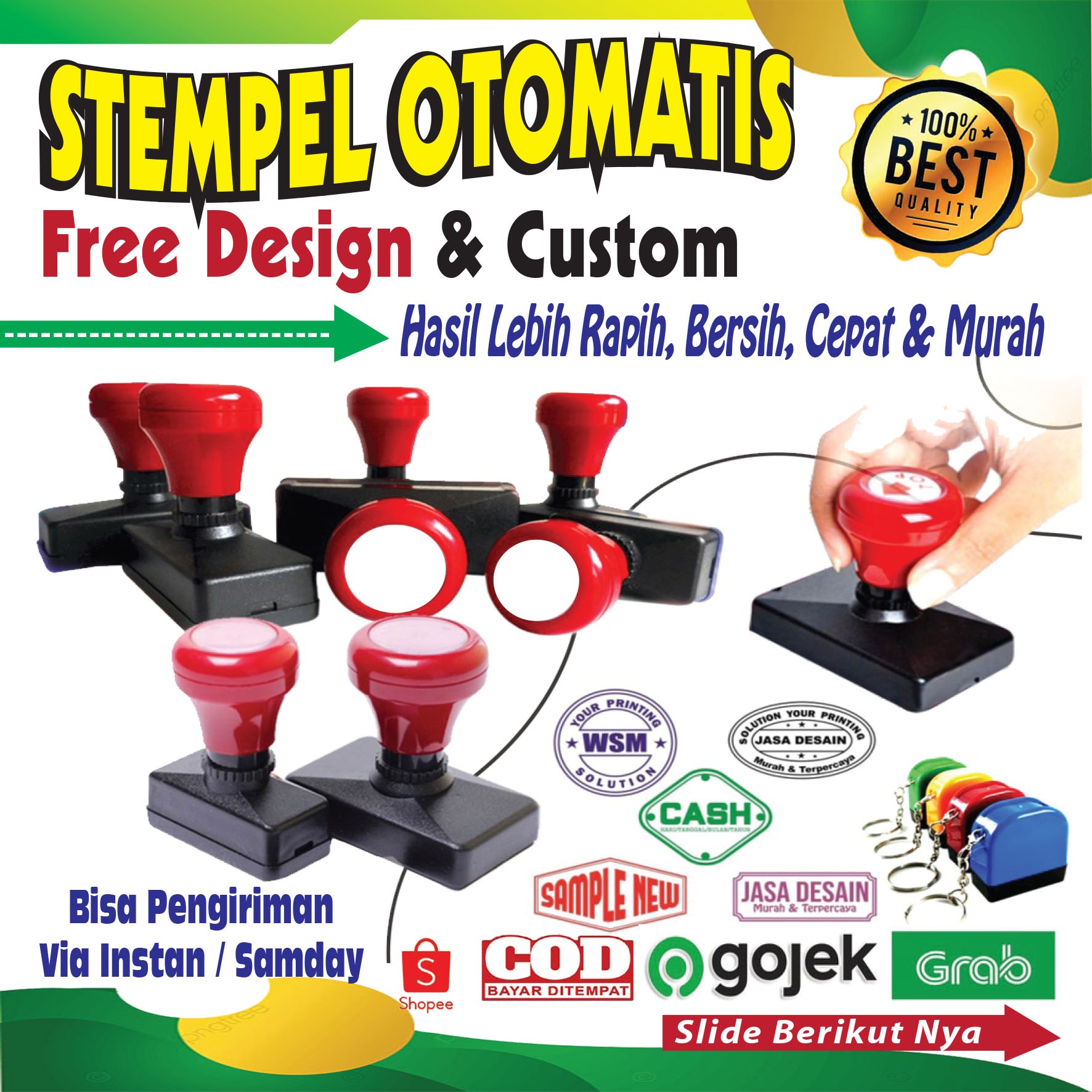 Produk Pusat Distributor Stempel | Shopee Indonesia