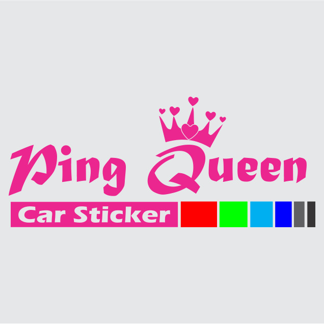 Produk Ping Queen car sticker | Shopee Indonesia