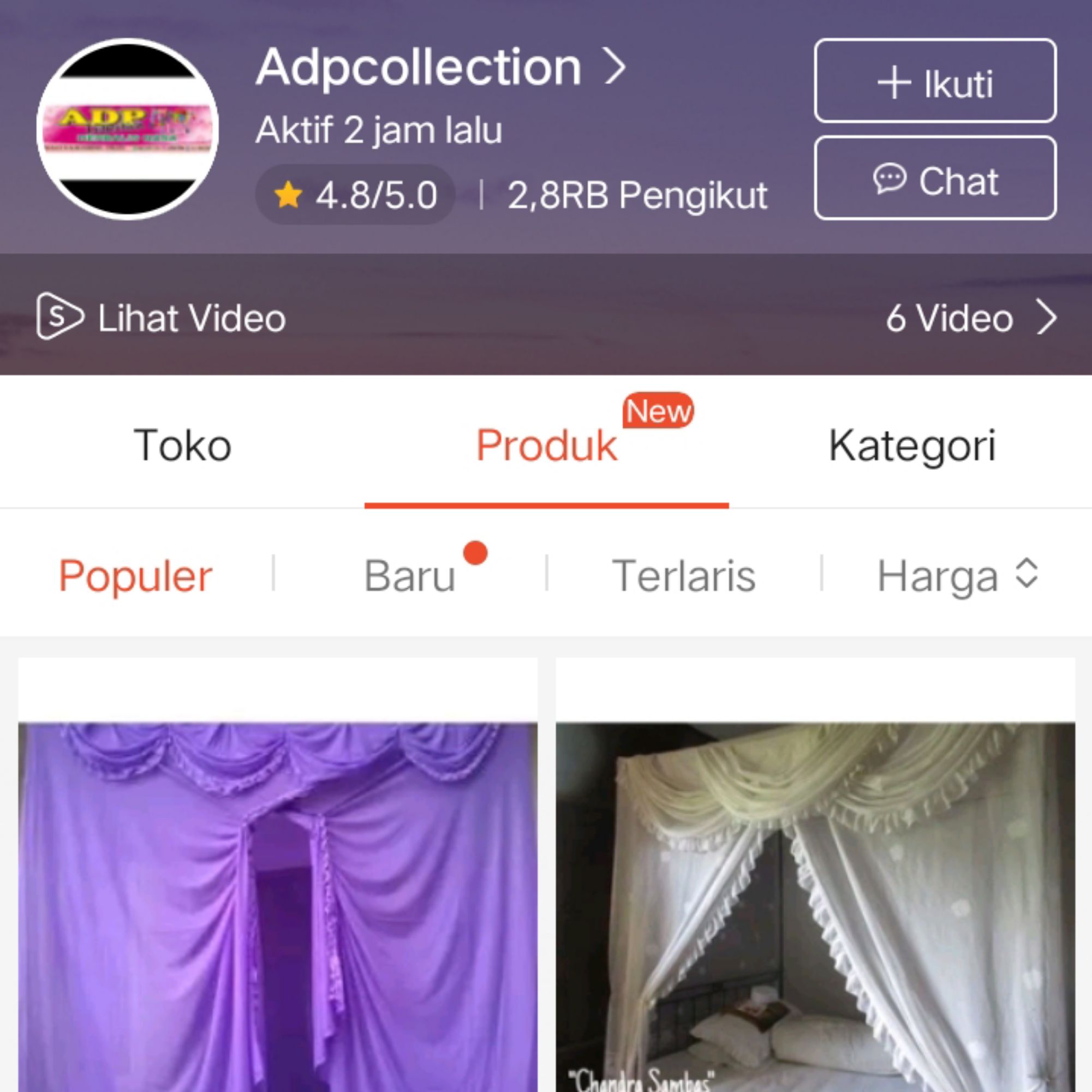 Produk ADP KELAMBU | Shopee Indonesia